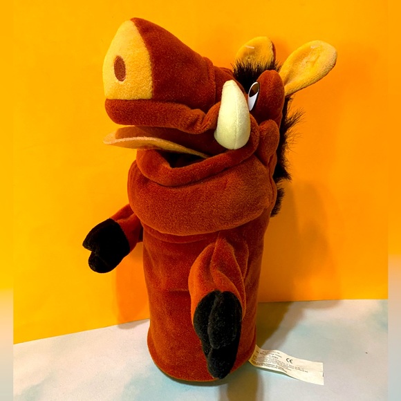 Disney | Toys | Disneys The Lion King Vtg 9s Pumbaa Hand Puppet Plush 0 ...